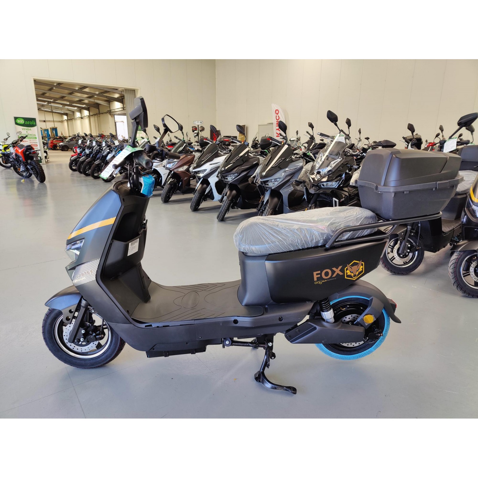 BICICLETA ELETRICA GOOSE FOX GEL (BLACK EDITION)